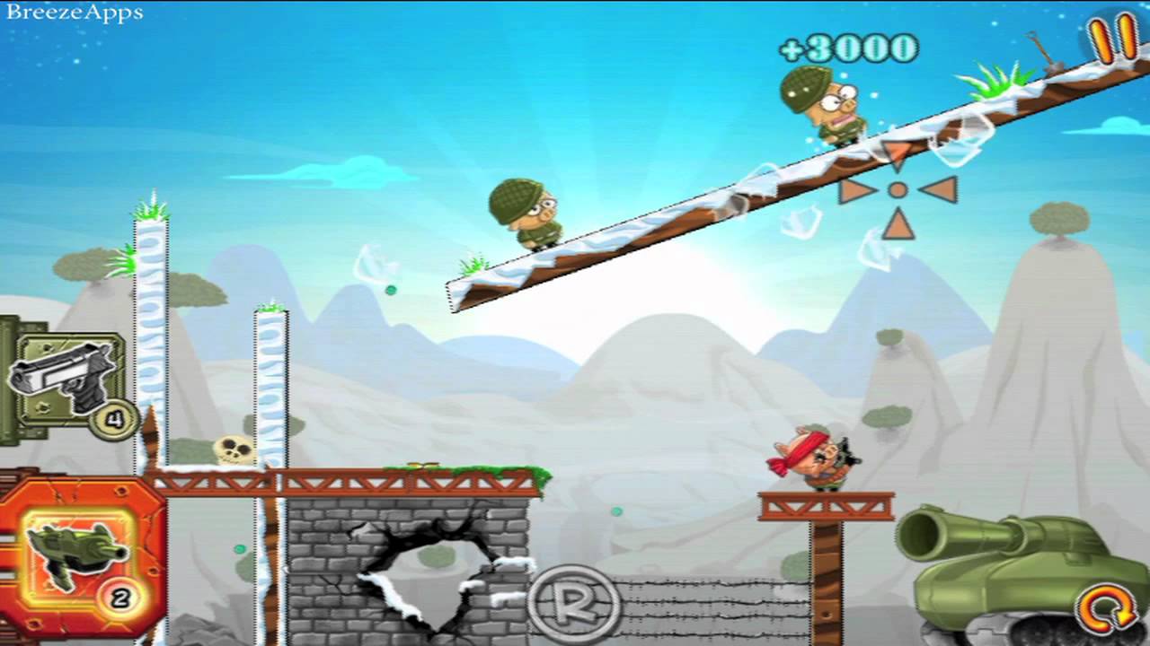 Hambo Pig of War level 26 Walkthrough Gameplay (Gold Medal 1-26 ...