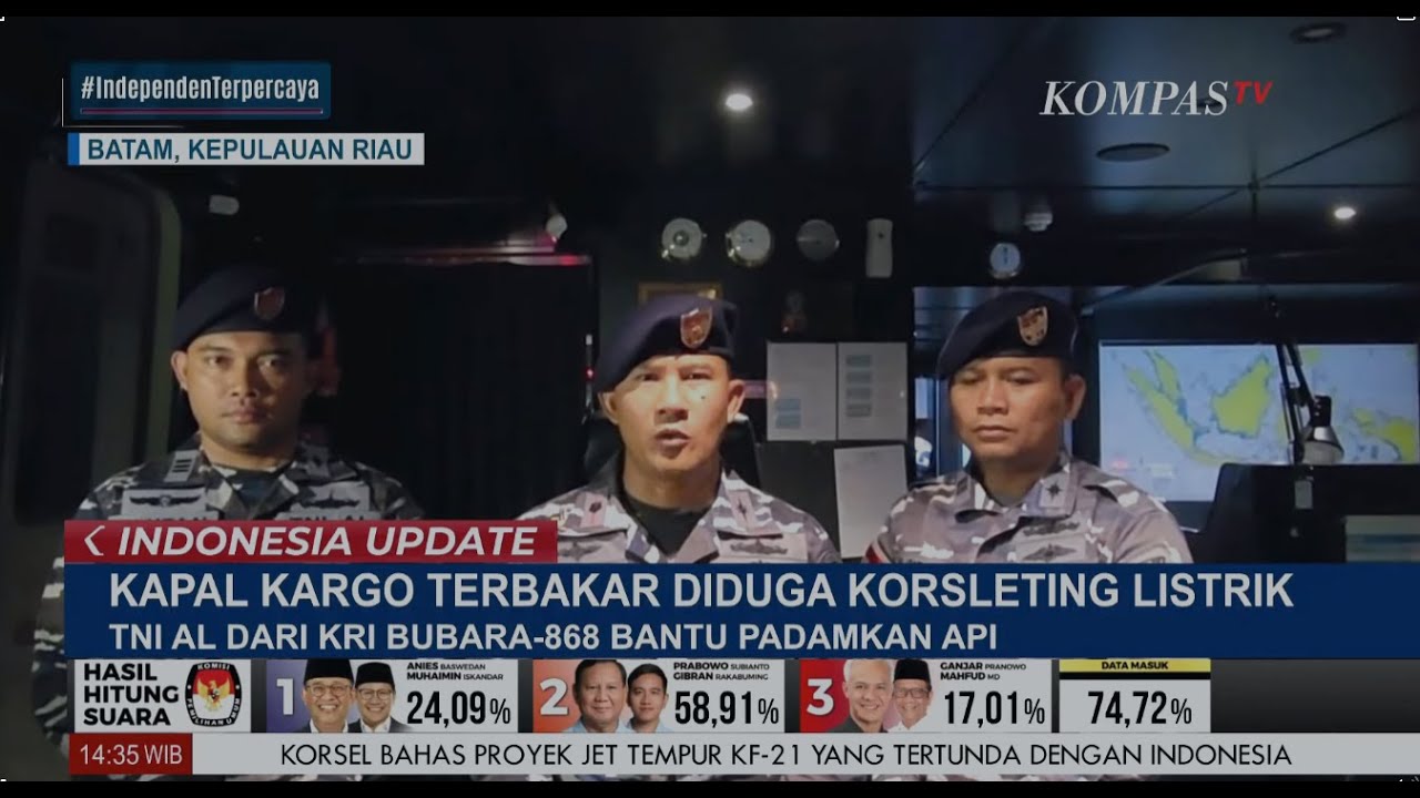TV STREAMING - KOMPAS TV_KRI BUBARA-868 BANTU PADAMKAN API - YouTube