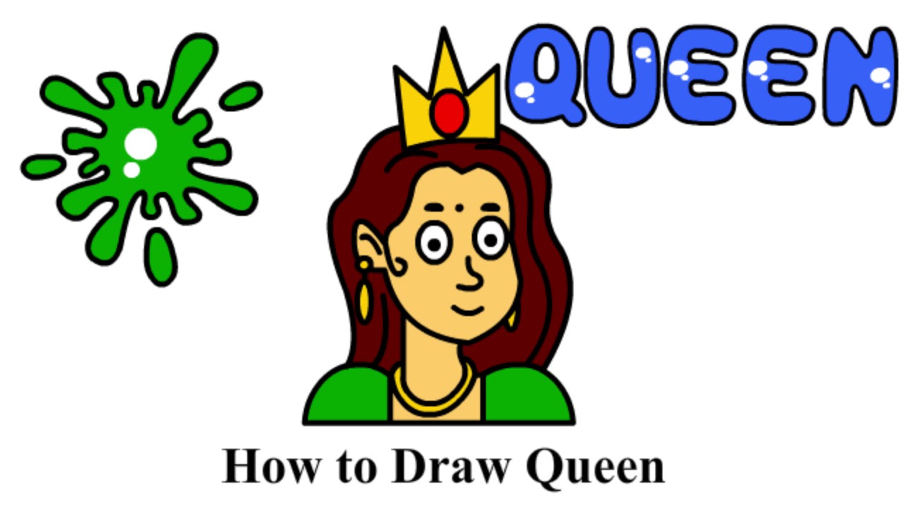 How to draw | Queen | Animation for Kids | Art and Craft | Golden Egg ...