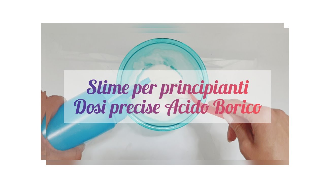 ADDENSANTE & SLIME PER PRINCIPIANTE - YouTube