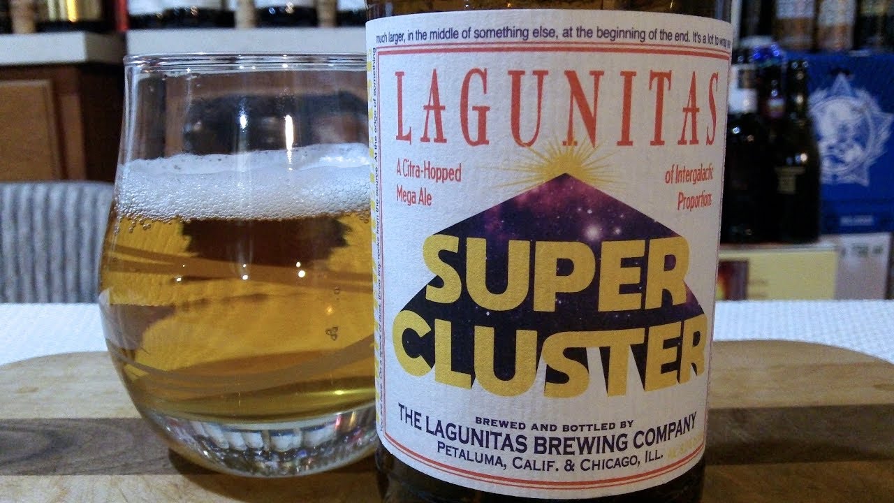 Lagunitas Super Cluster (8.0% ABV) DJs BrewTube Beer Review #1181 - YouTube