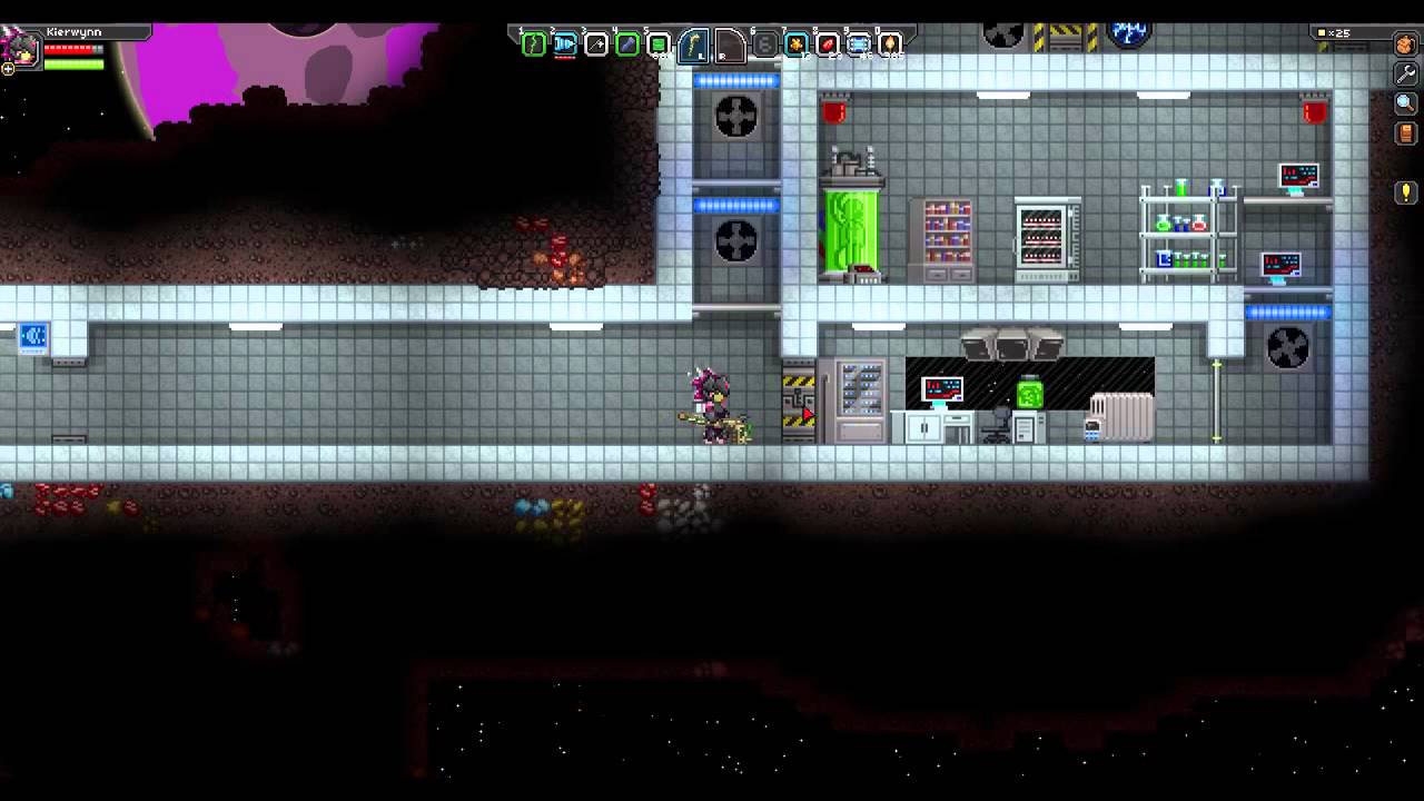 Starbound Asteroid Base - YouTube