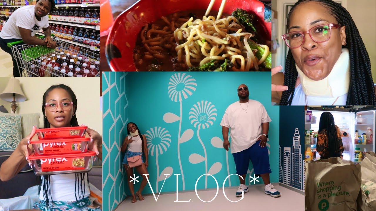 *NEW* Vlog | 2023 | Pinched Nerve | Neck Brace | Day Date | Grocery ...
