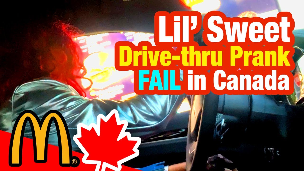 Dr Pepper Lil Sweet Drive Thru Prank at McDonald's in Canada FAIL - YouTube