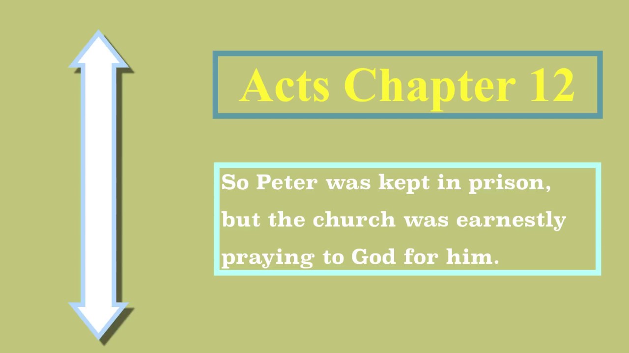 The Book of Acts Chapter 12, Audio Bible (NIV). - YouTube