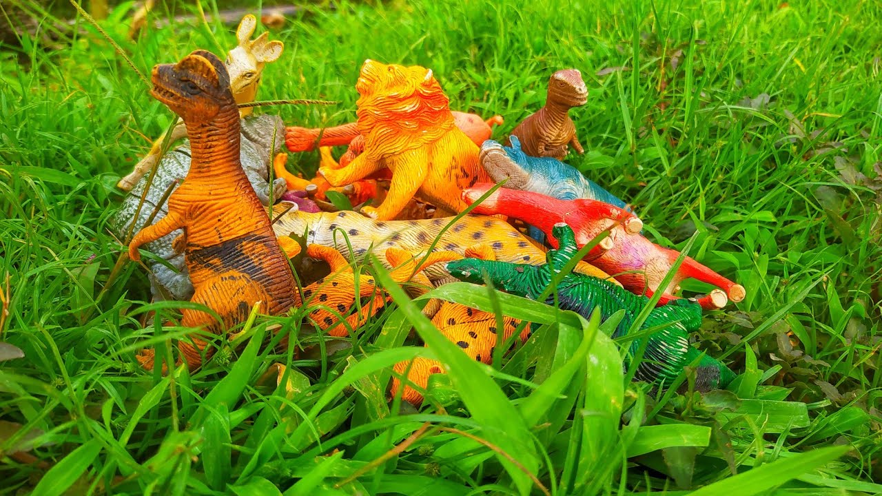 Mencari Mainan Hewan Dinosaurus Sapi Lucu Sapi Galak Sapi Comel Rusa ...