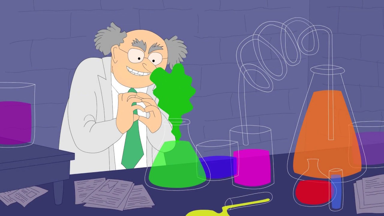 Mad Scientist Animation - A Pass - YouTube