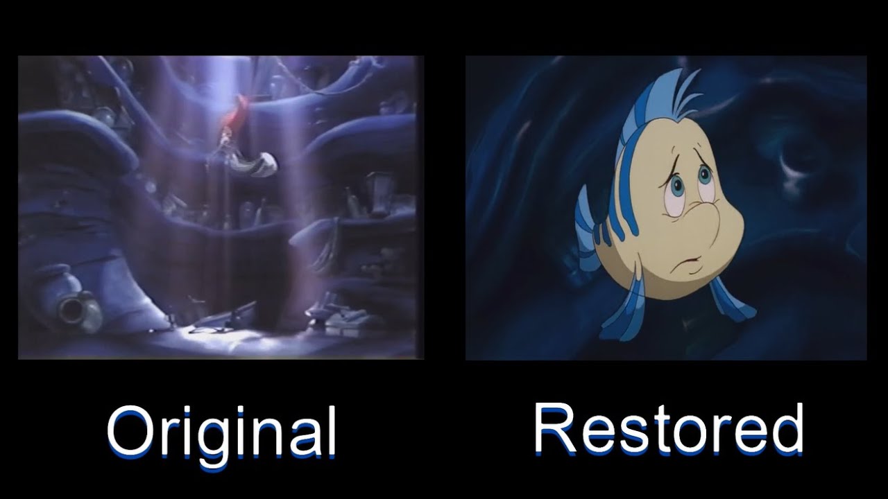 Comparision Scene in "Part of your World" from: The Little Mermaid ...