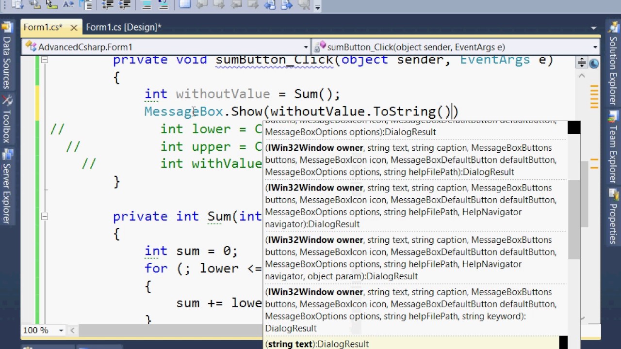 C# Advanced tutorial part-1 - YouTube