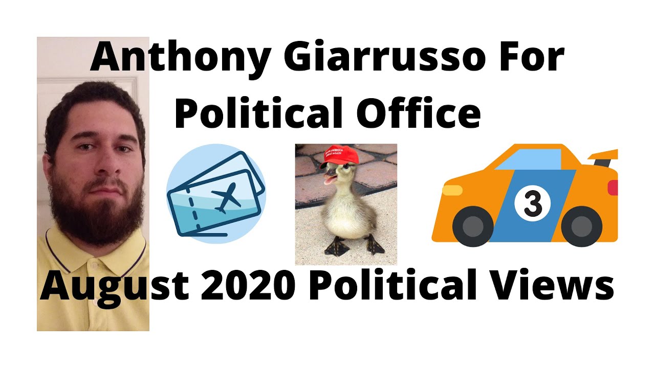 Anthony Giarrusso Political Views Recap 2020 - YouTube