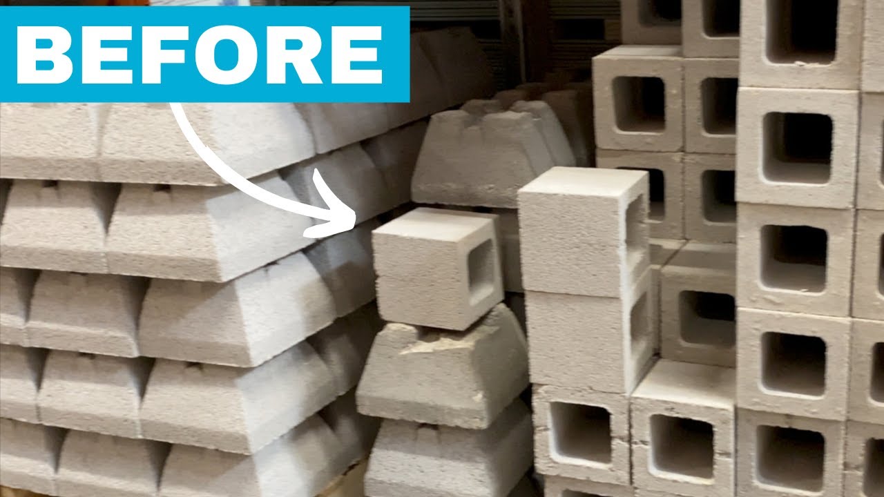 The genius reason she puts a cinder block by her front door - YouTube