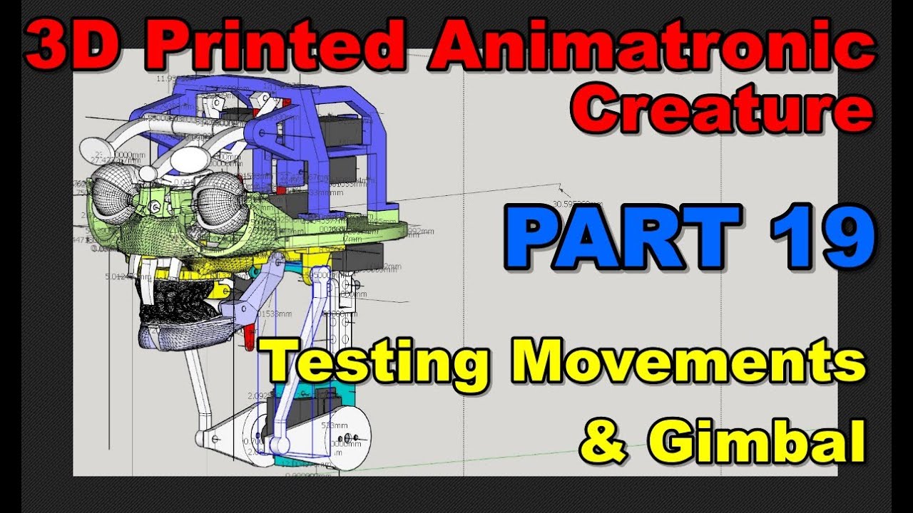 3D Printed Animatronic Creature Part 19 - YouTube