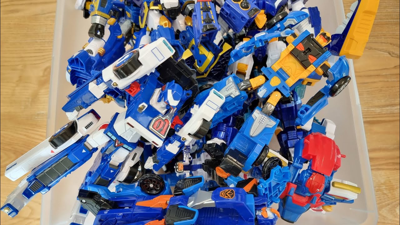 Blue color Toys Mini Force Tobot Hello Carbot Super10 robot toys ...