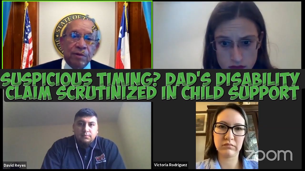 Suspicious Timing? Dad's Disability Claim Scrutinized in Child Support - YouTube