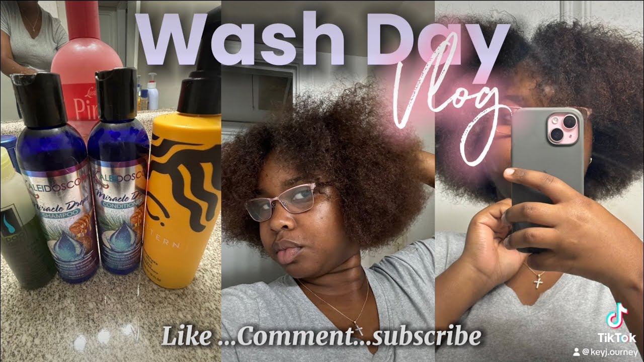 Wash day routine | Found good shampoo and conditioner for easy comb ...