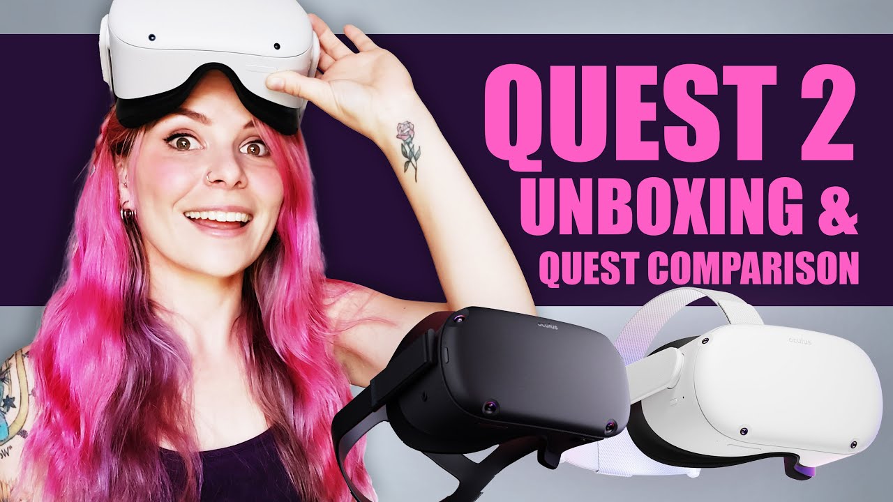 Oculus Quest 2 Unboxing and First Impressions + Quest 2 vs Quest 1 ...