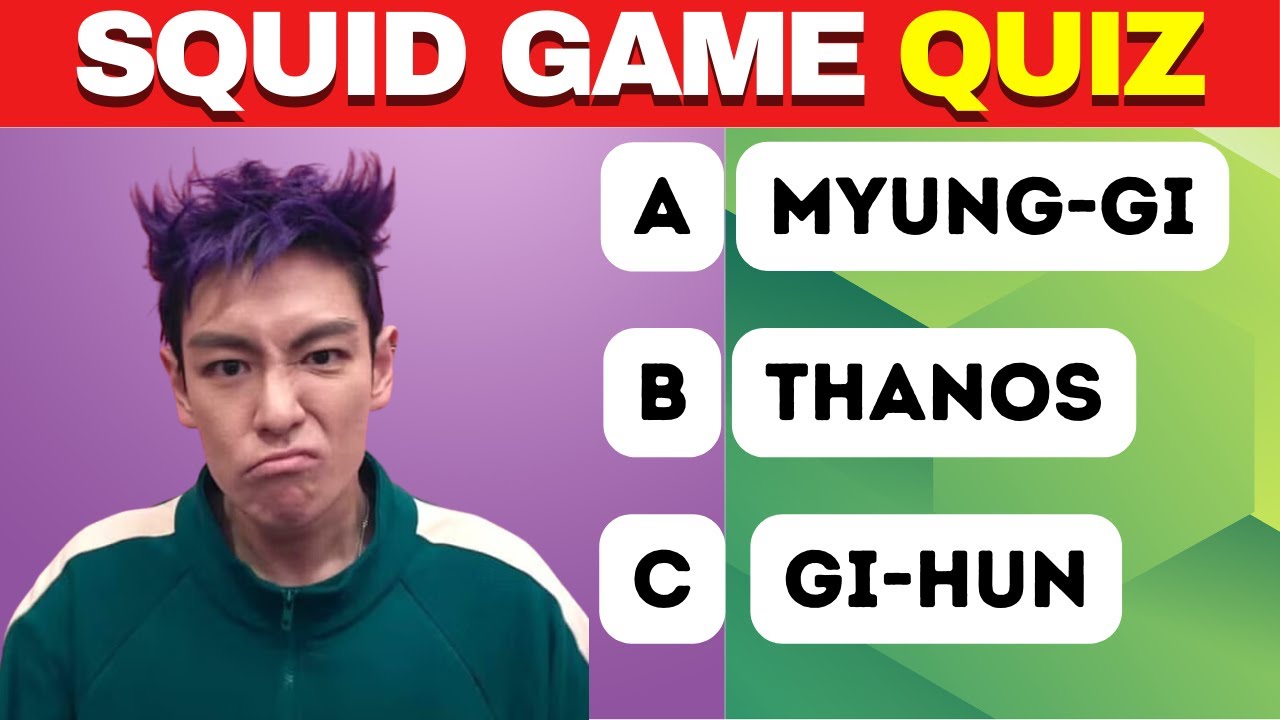 Ultimate Squid Game Trivia Quiz | How much do you know about Squid Game ...