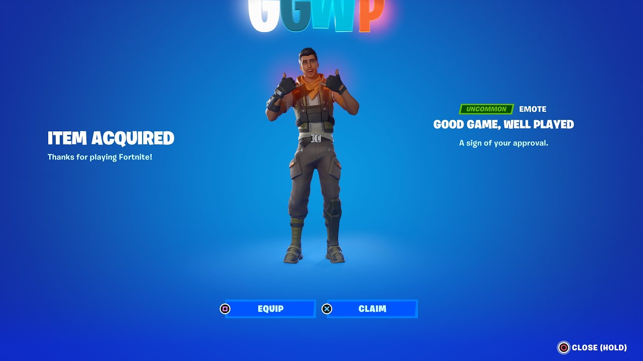 How To Get Good Game Well Played Emote For FREE! (Fortnite) - YouTube