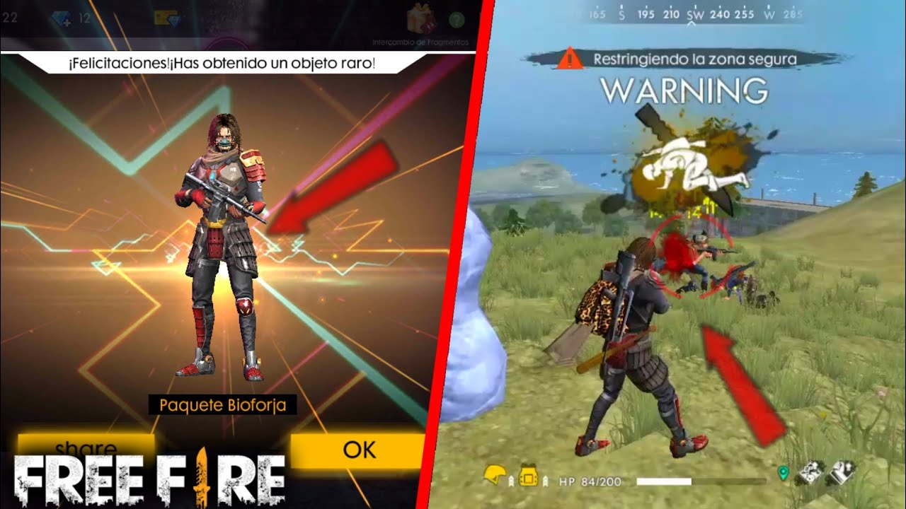 INCREÍBLE!! ASÍ CONSEGUI EL TRAJE DE SAMURAI ESPECIAL EN FREE FIRE ...