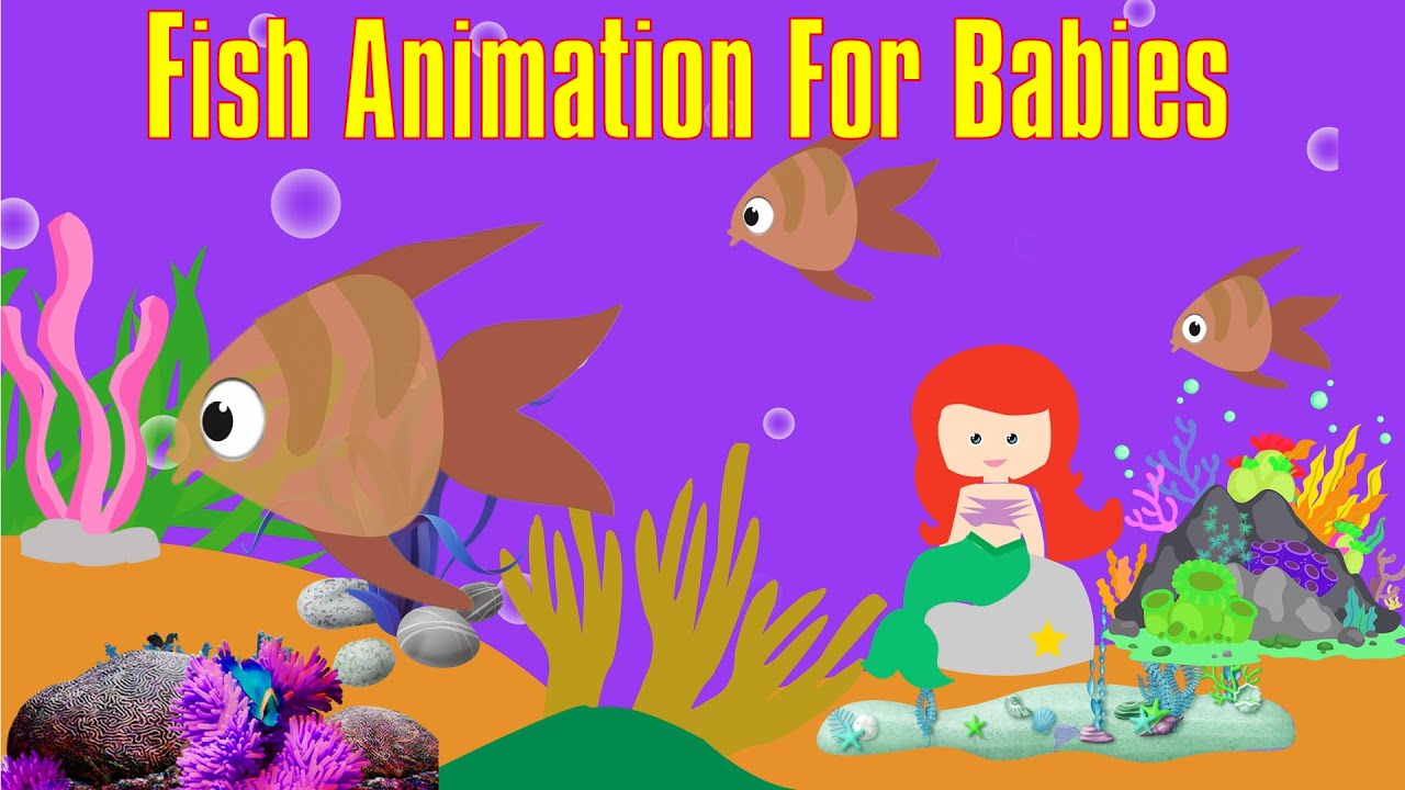 Fish Swimming in the Aquarium .Fish Lullaby. Fish relaxing Music. Fish ...