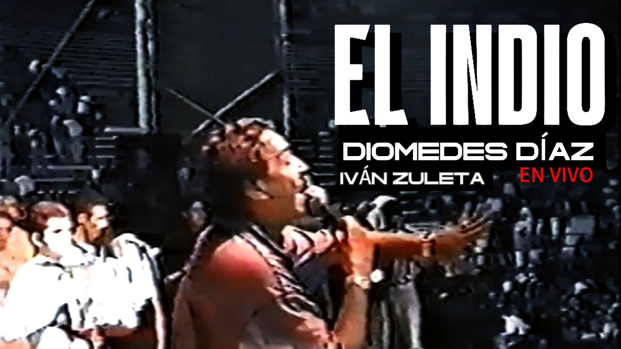 Diomedes Díaz ante miles de personas interpretanto "El Indio" acordeón ...