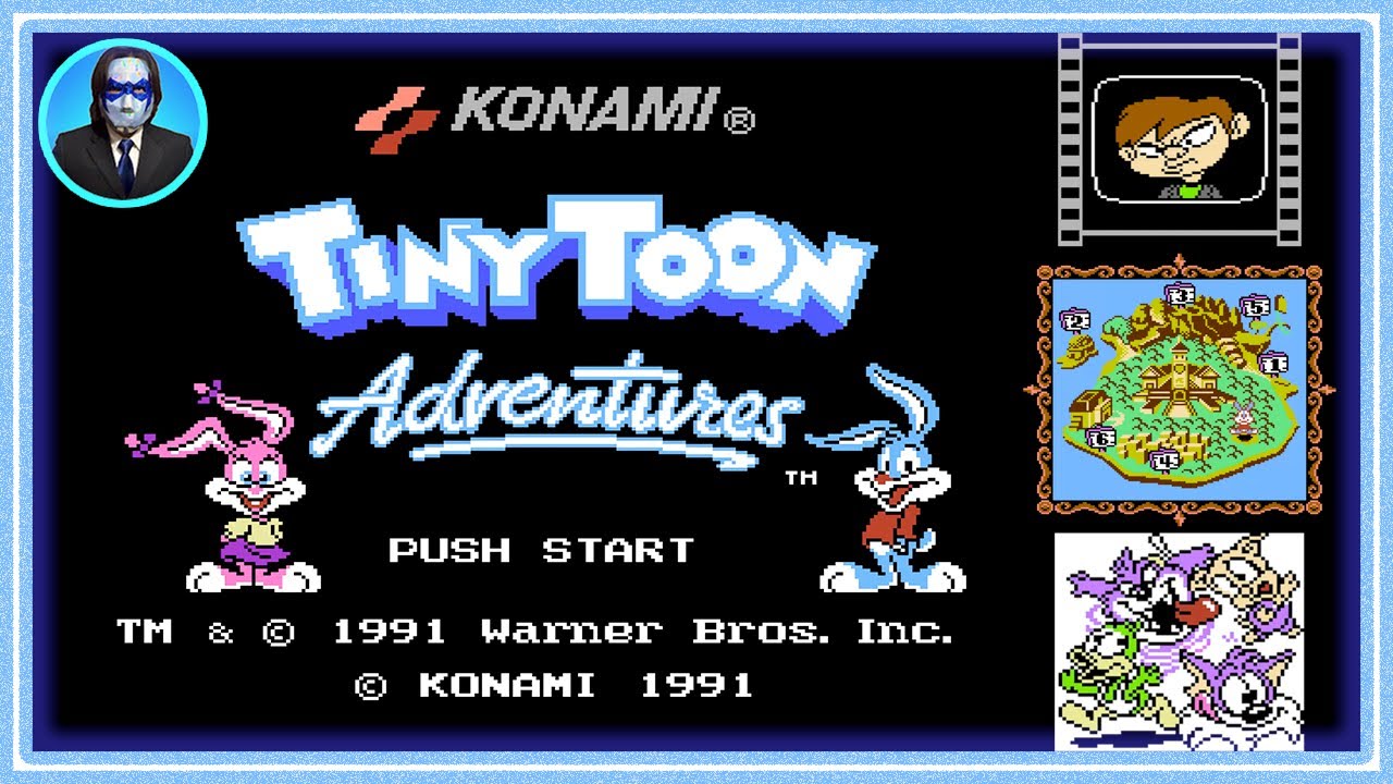 🕹️ TINY TOON ADVENTURES 1991 (NES) COMPLETO - YouTube