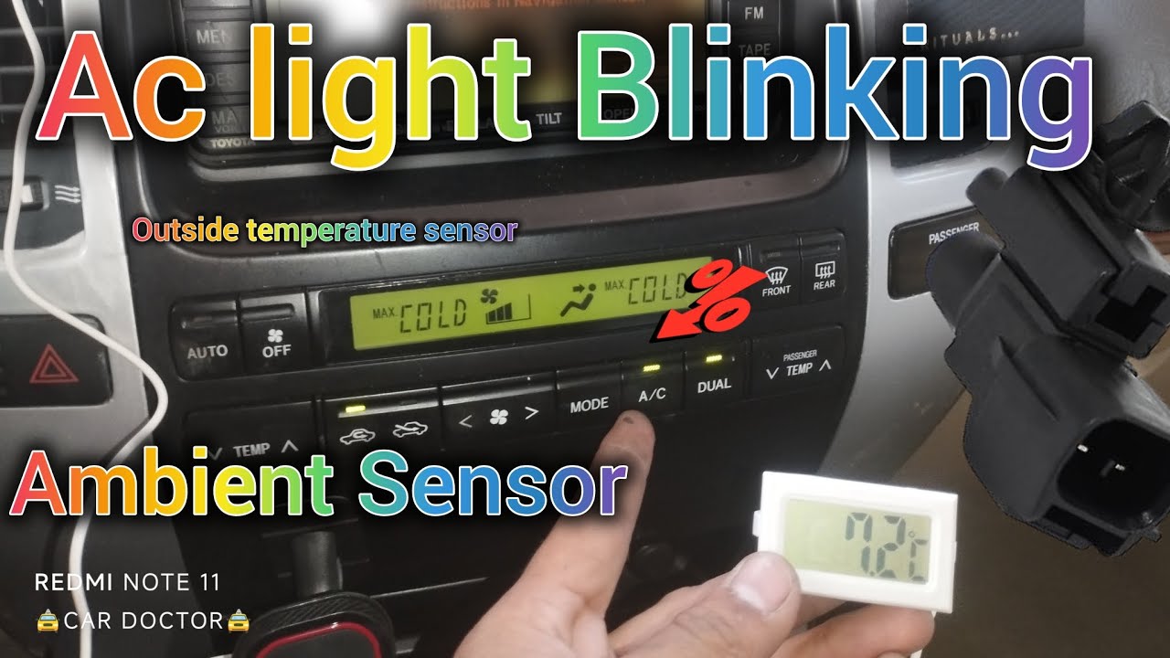 Ac Light Blinking Toyota 1