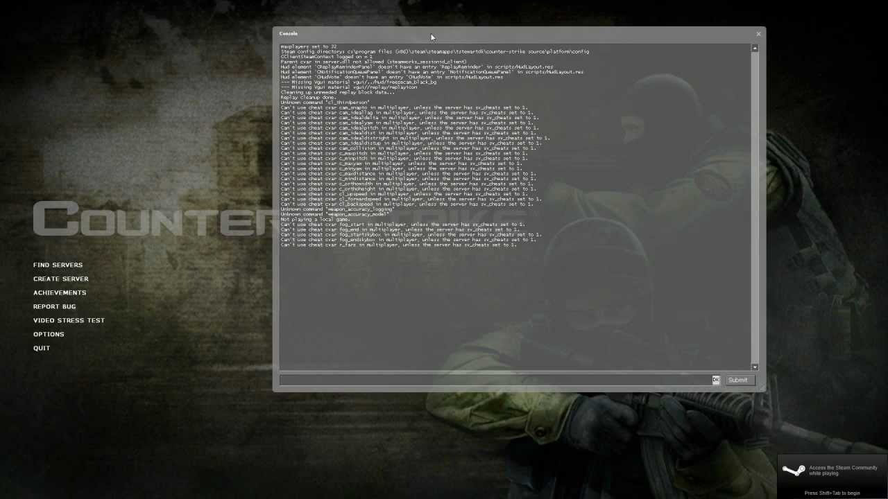 Vis Console i Counter-Strike:Source - YouTube