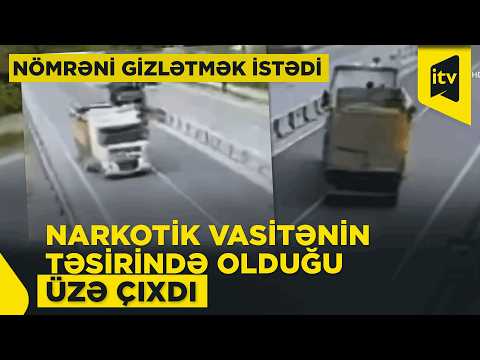 Bakı–Quba yolunda qanun pozuntusuna yol verən sürücü saxlanıldı