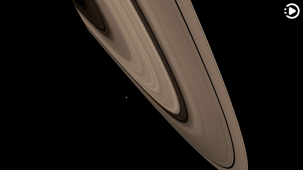 APOD: 2020-04-19 - Cassini Approaches Saturn (Narrated by Brian) - YouTube