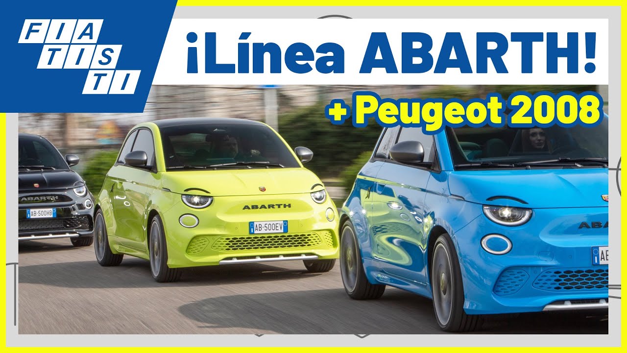 ¡Línea completa ABARTH 500E! + Peugeot 2008 + Alfa Romeo - YouTube