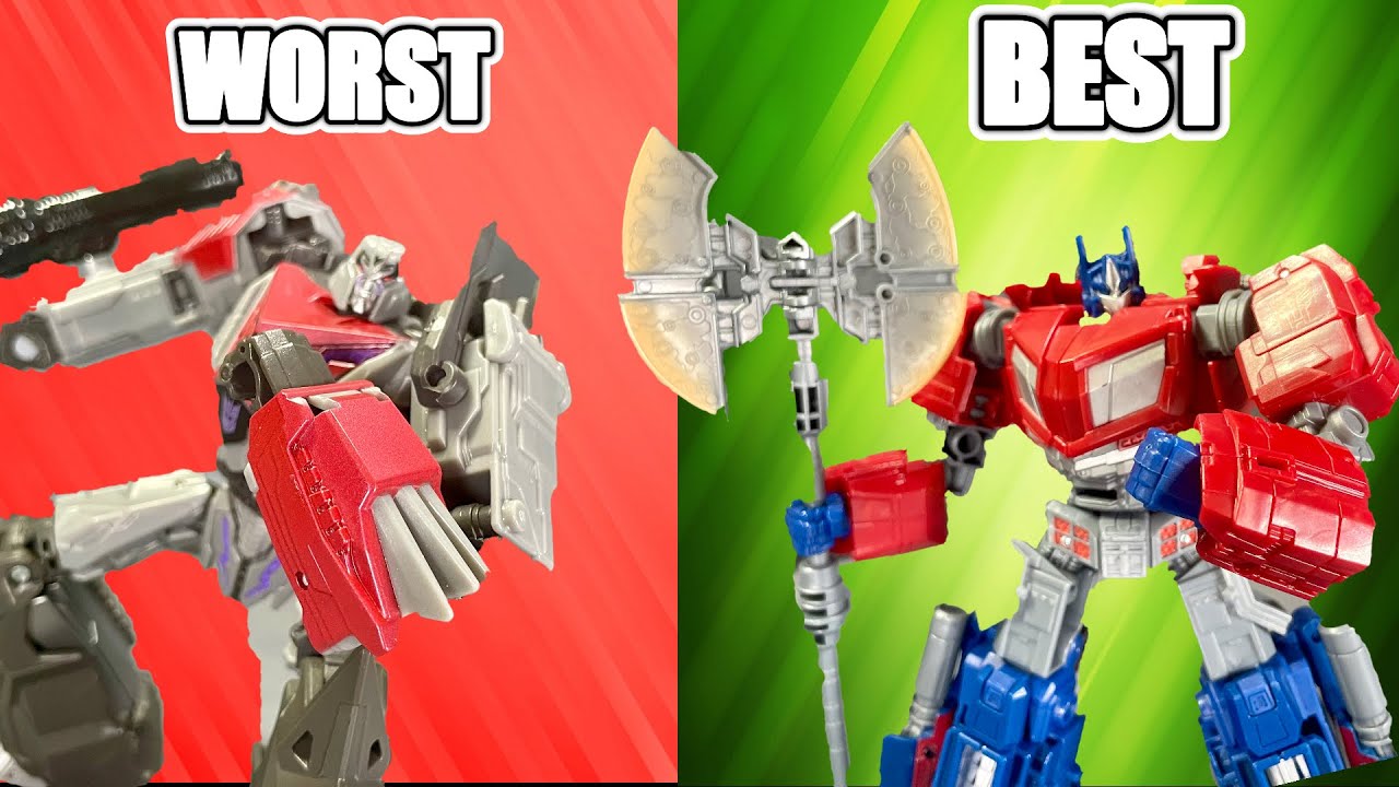 WORST TO BEST - Transformers GAMER EDITION Figures!!! ft ...