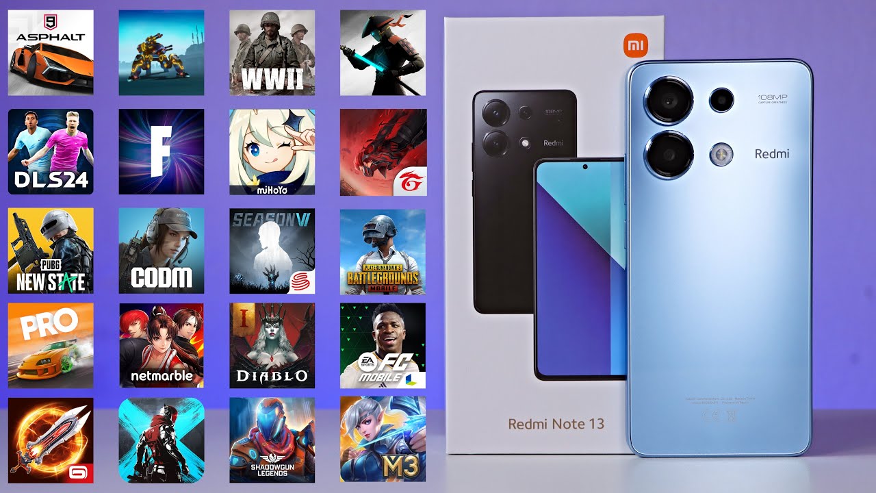 Game Test Xiaomi Redmi Note 13 8GB/256GB in +20 Games Android Fortnite ...