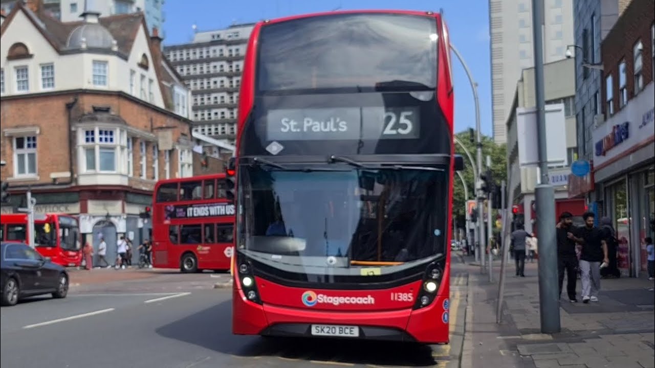 FRV. Stagecoach London Bus Route 25: Ilford - City Thameslink (SBH ...