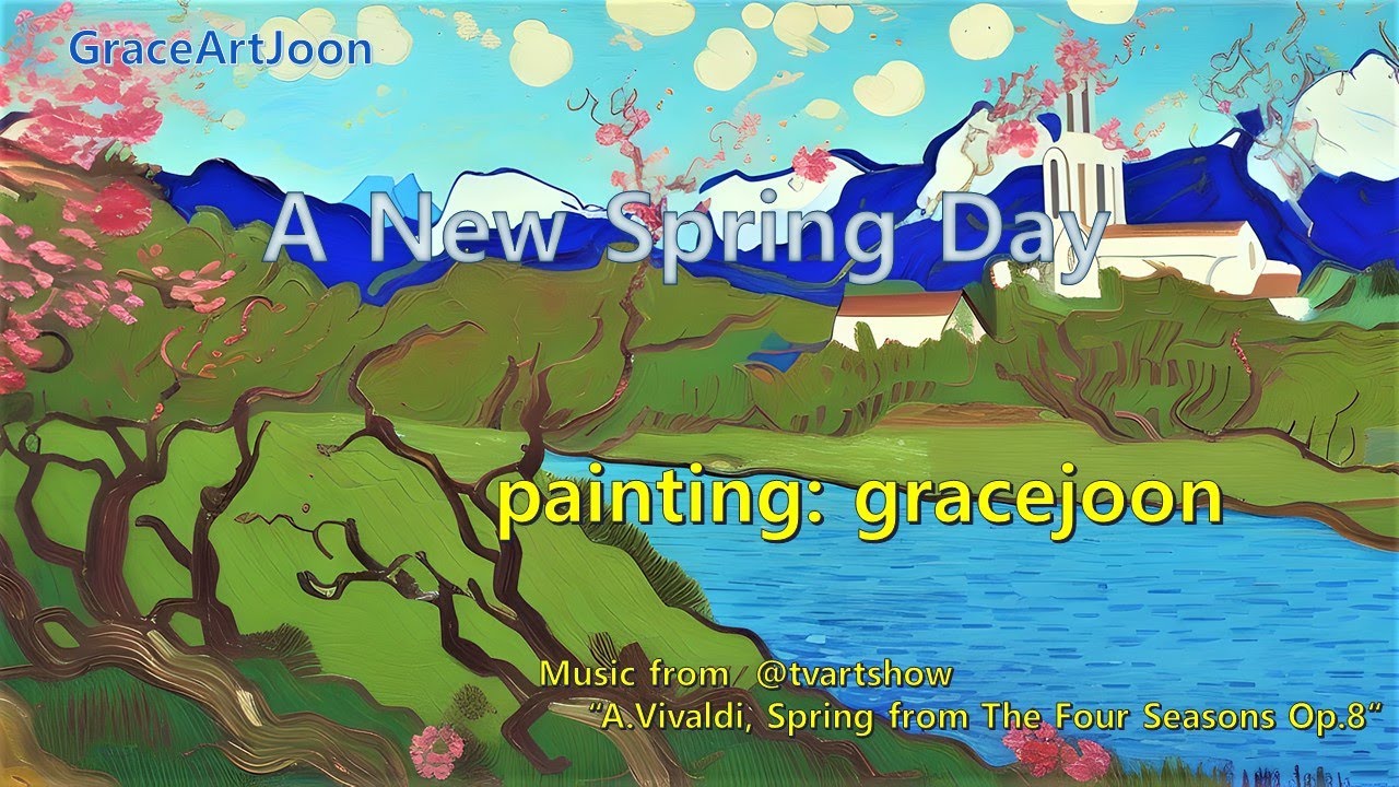 A New Spring Day (Painting in Motion) - YouTube
