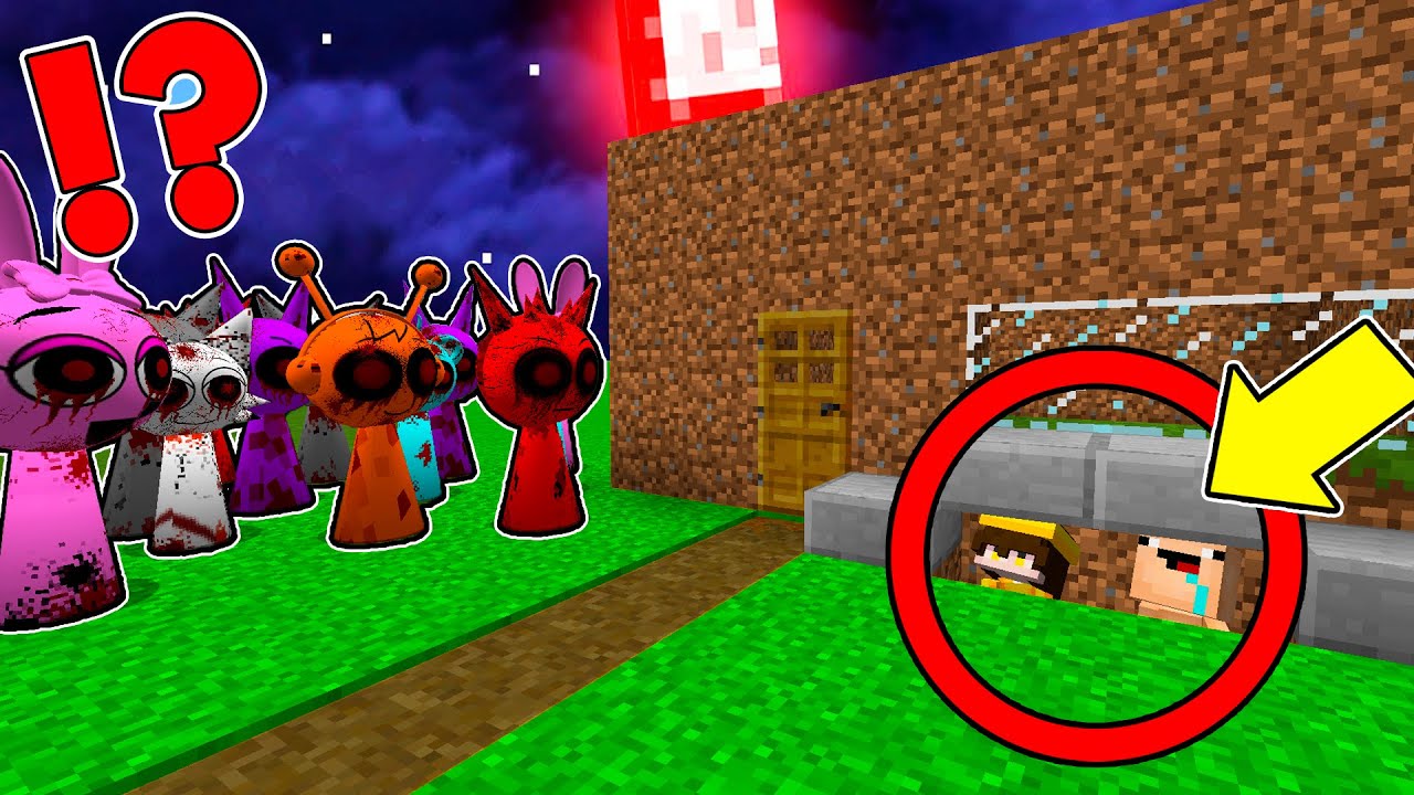 ¡Apocalipsis de INCREDIBOX SPRUNKI vs CASA 100% SECRETA en Minecraft! 😱 ...