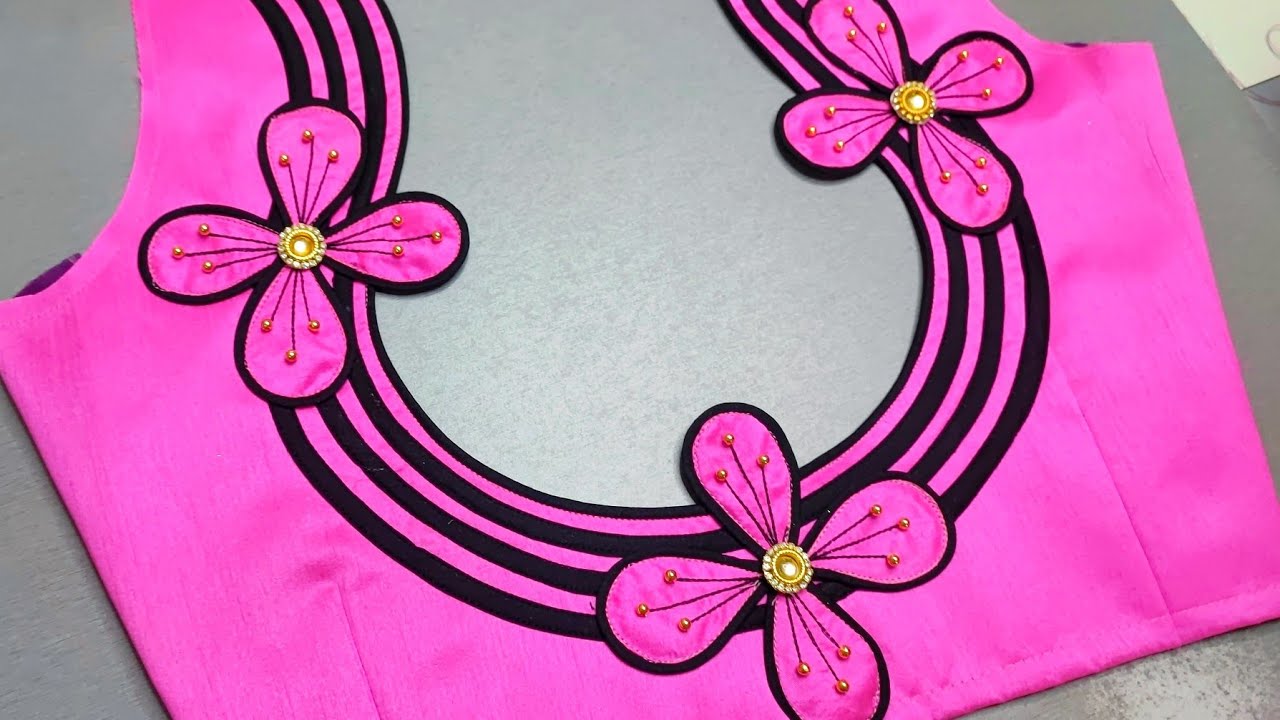 part-1472 designer blouse stitching|easy model blouse design - YouTube