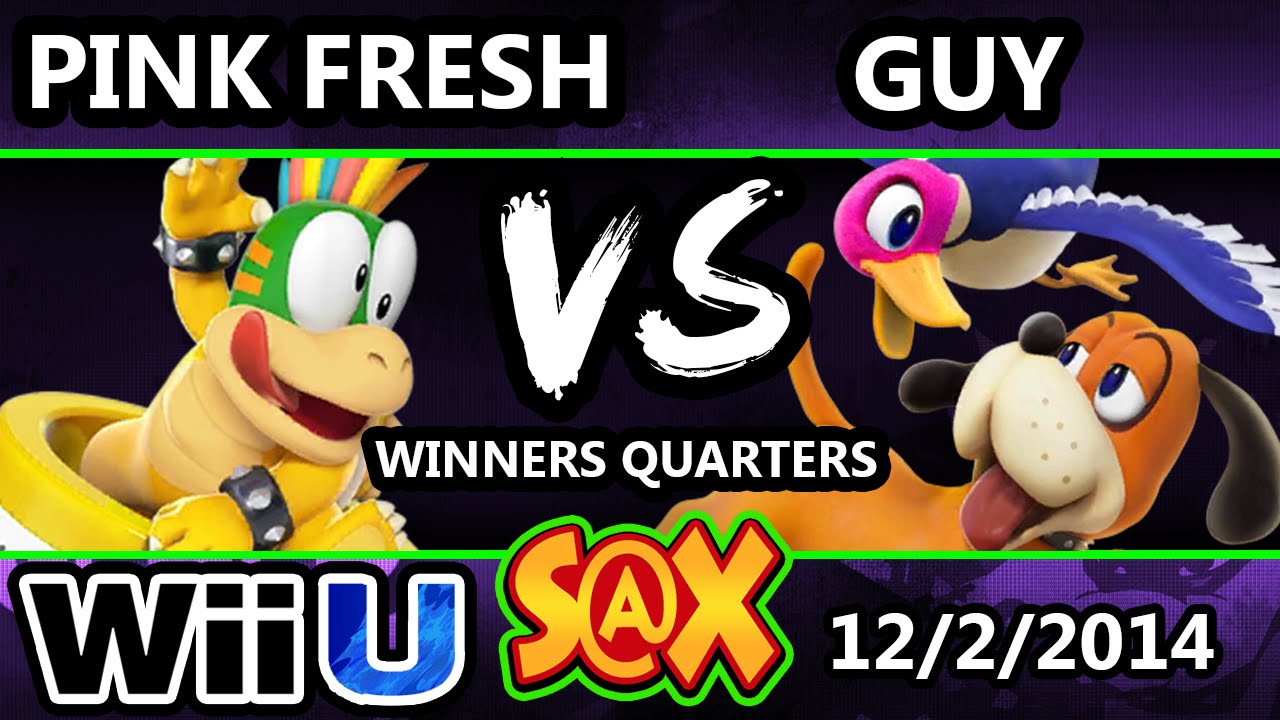 S@X - Pink Fresh (Peach, Bowser Jr.) Vs. Guy (Duck Hunt) SSB4 Winners ...