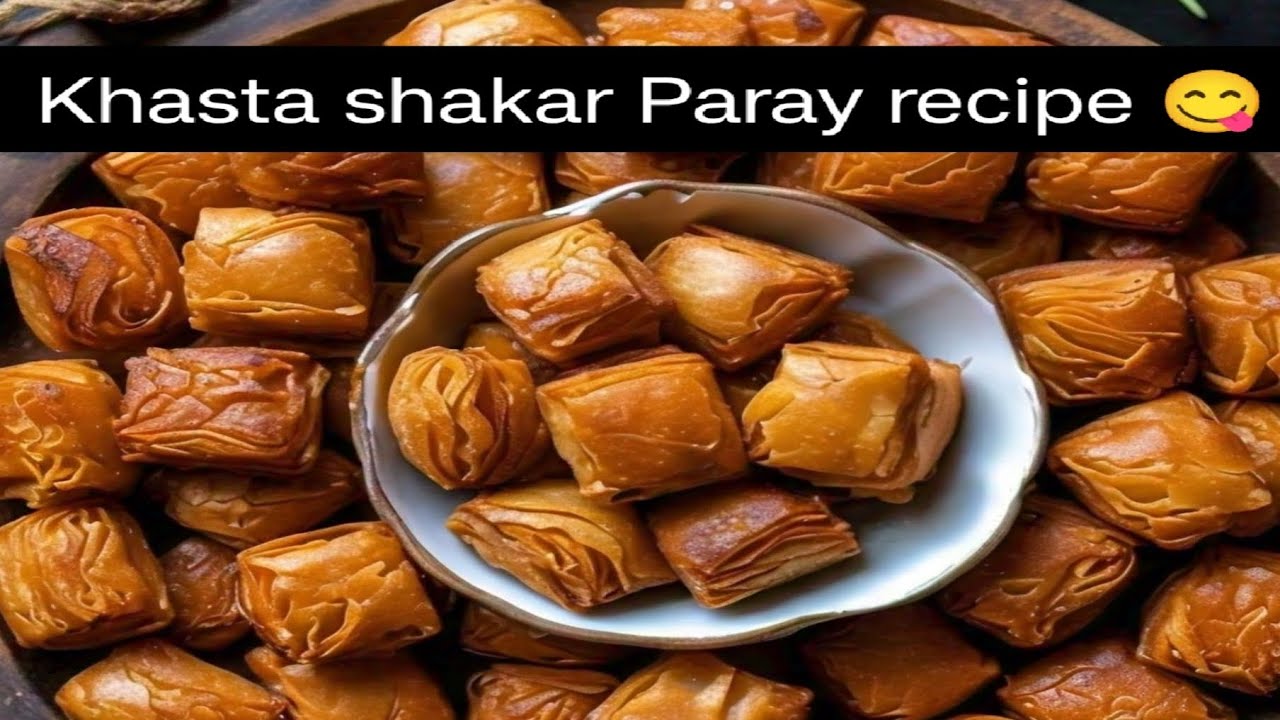 Khasta Shakar Pare Recipe | Crispy Sugar Crunchies |Shakar Pare Recipe ...