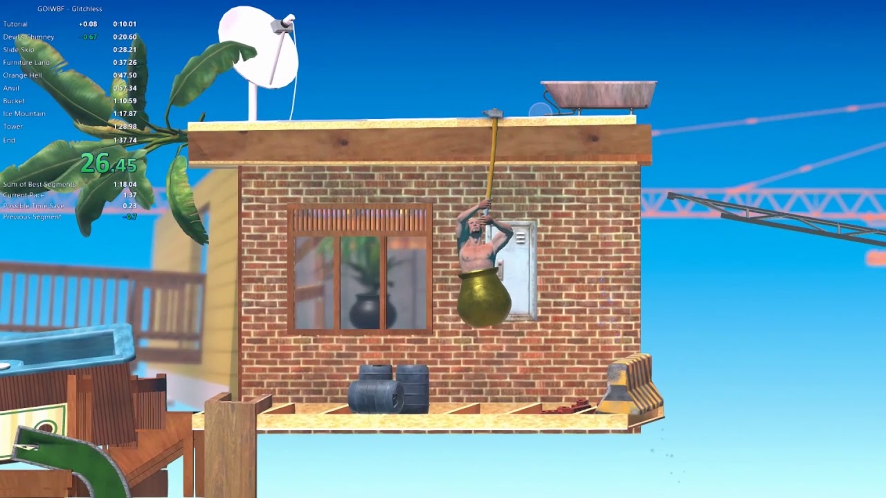 Getting Over It 44.62s orange - YouTube