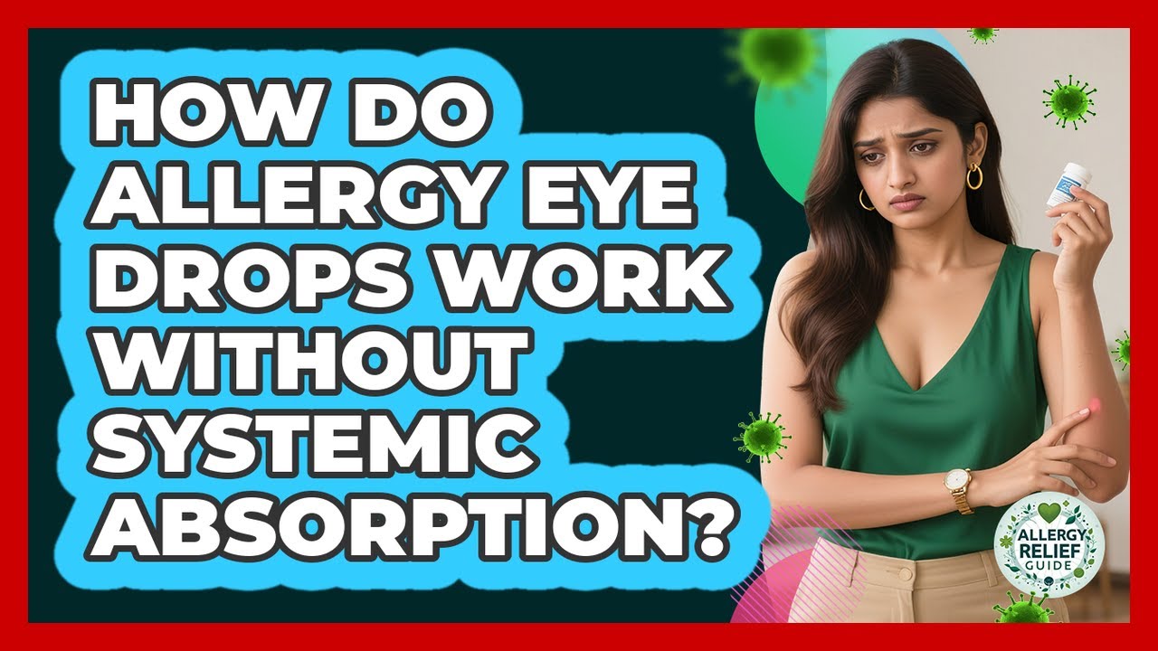 How Do Allergy Eye Drops Work Without Systemic Absorption? - Allergy ...