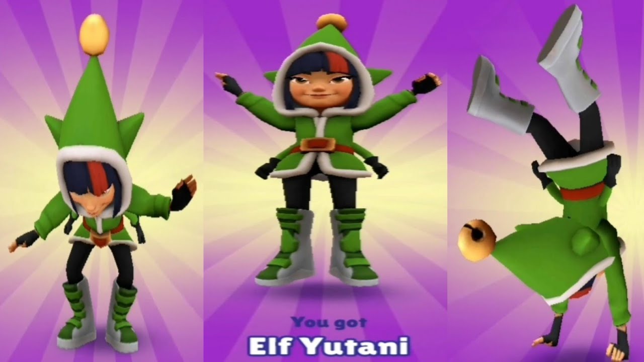 SUBWAY SURFERS UNLOCKING ELF YUTANI WORLD TOUR SUBWAY CITY XMAS 2022 ...