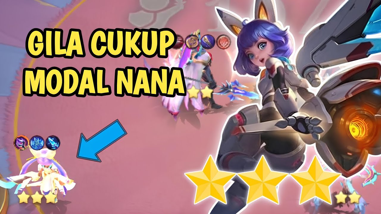 GILA CUKUP MODAL NANA BISA MENANG !! MAGIC CHESS GO GO - MOBILE LEGENDS ...