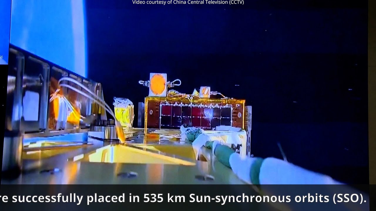 Ceres-1S launches six satellites - YouTube