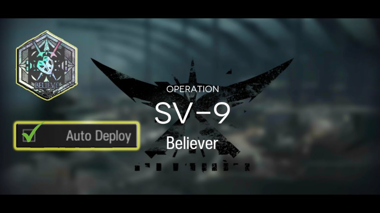 [ ARKNIGHTS ] SV-9 (MEDAL TRIM & AUTO DEPLOY) - YouTube