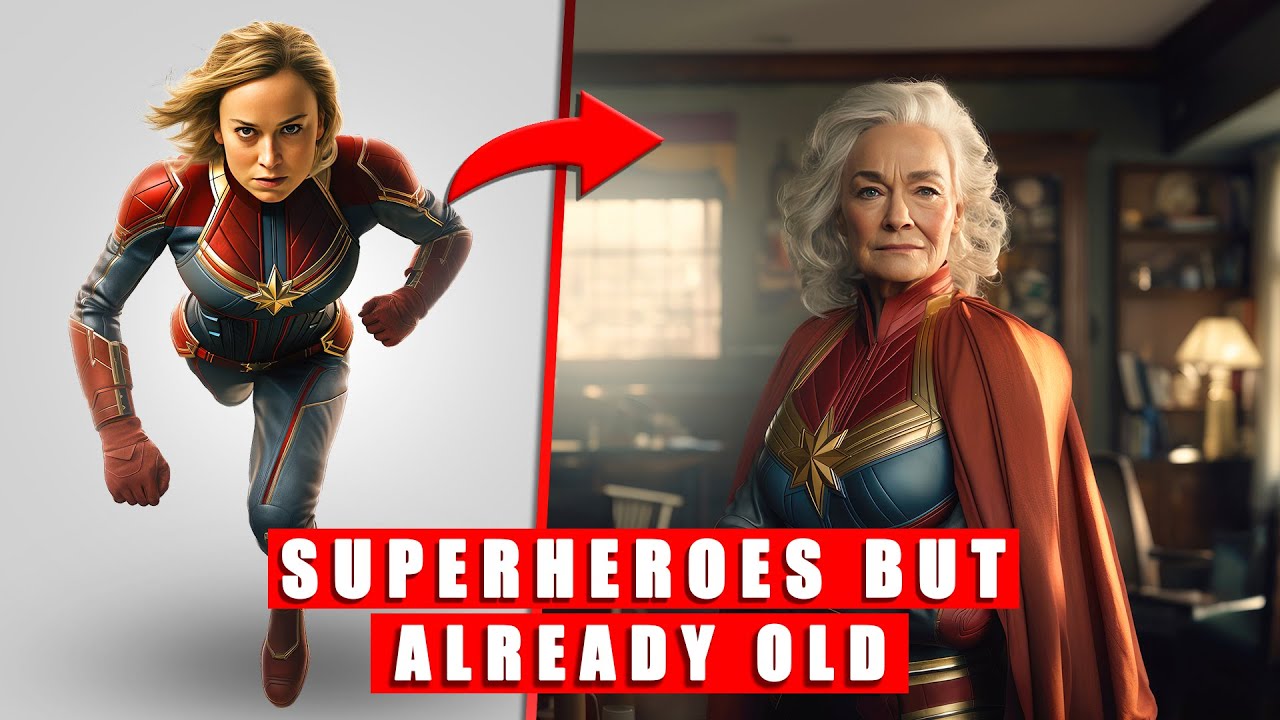 The Marvel and DC Superheroes are Aging !? - YouTube