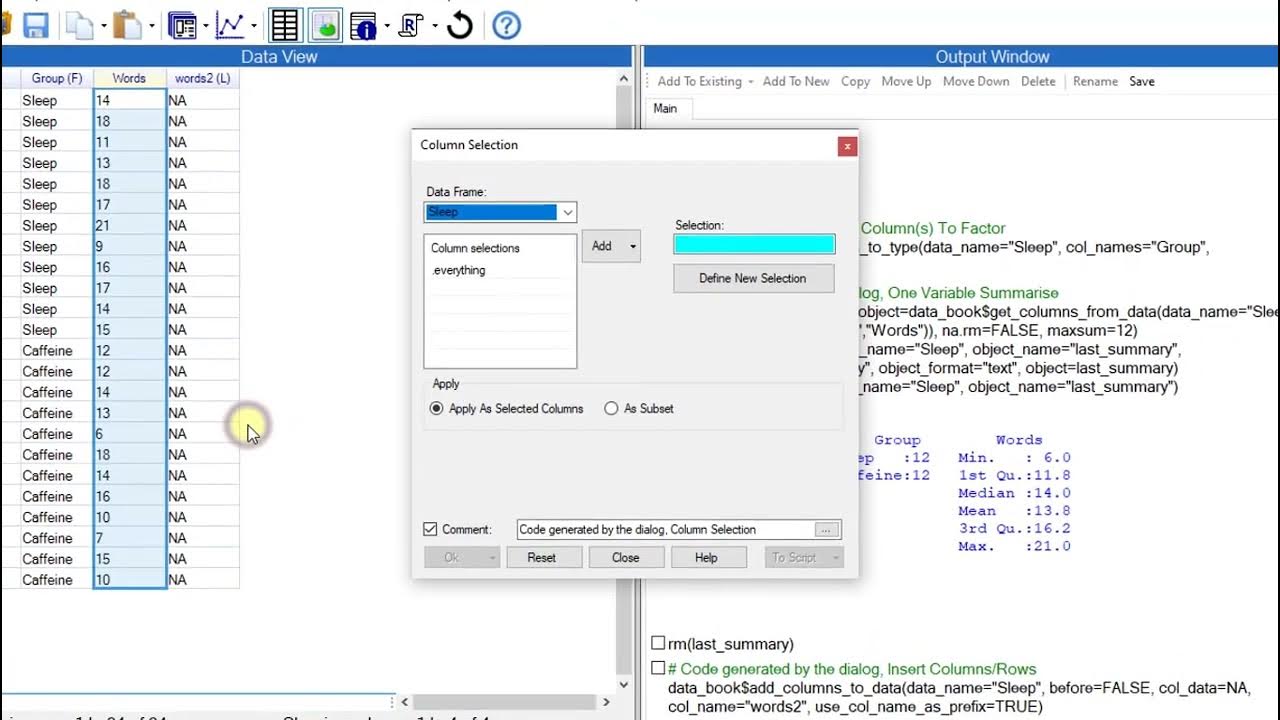 R-Instat: Data Entry 2 - Checking and Correcting Data - YouTube
