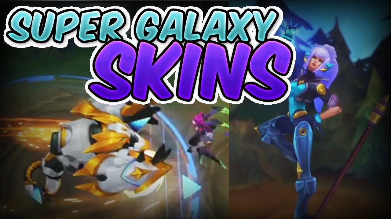 NEW SUPER GALAXY SKINS - SUPER GALAXY NIDALEE, ANNIE, ELISE, GNAR ...