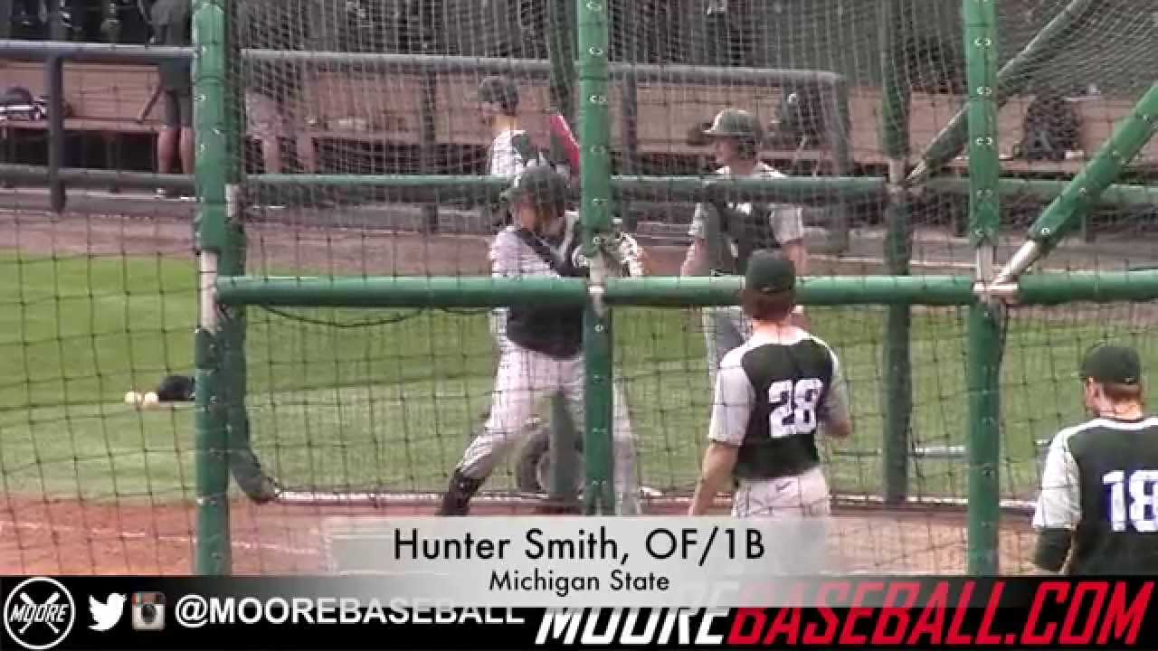 Hunter Smith Prospect Video, OF/1B, Michigan State - YouTube