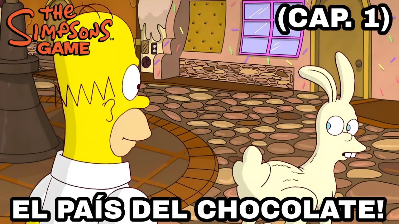"EL PAÍS DEL CHOCOLATE", (CAP. 1) / LOS SIMPSONS EL VIDEOJUEGO - YouTube